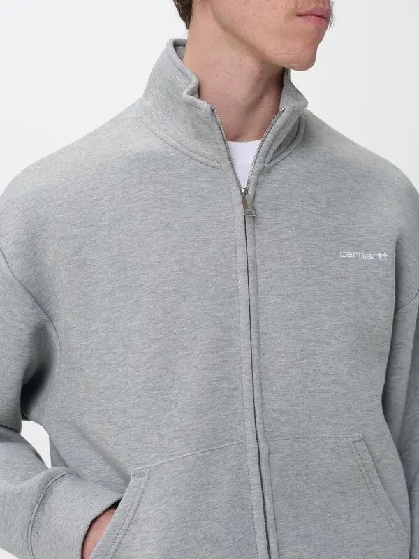 Carhartt Work In Progress Sweatshirt Jacket - Grey