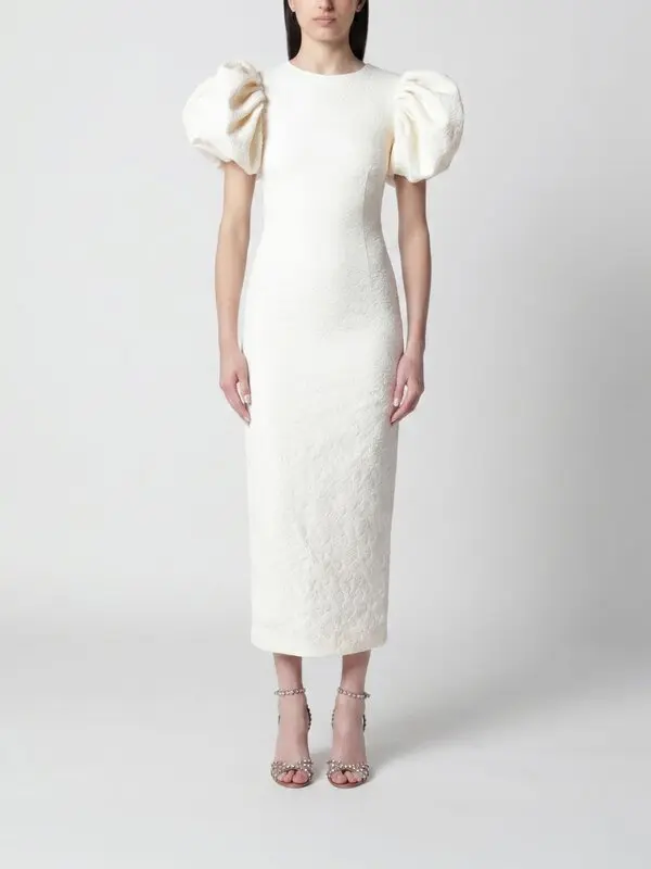 ROTATE BY BIRGER CHRISTENSEN Mesh Midi Dress