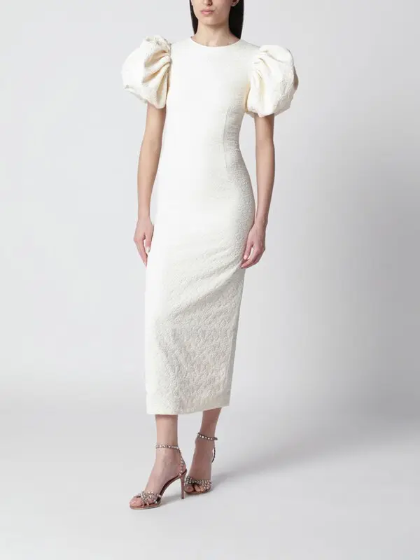 ROTATE BY BIRGER CHRISTENSEN Mesh Midi Dress