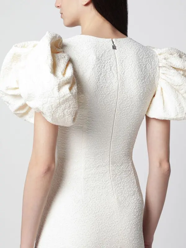 ROTATE BY BIRGER CHRISTENSEN Mesh Midi Dress