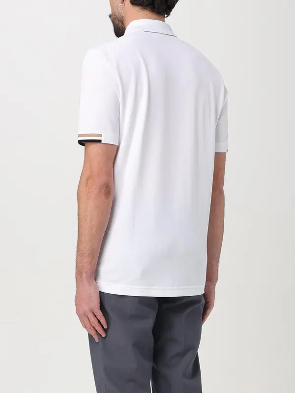 BOSS Cotton Polo Shirt - White