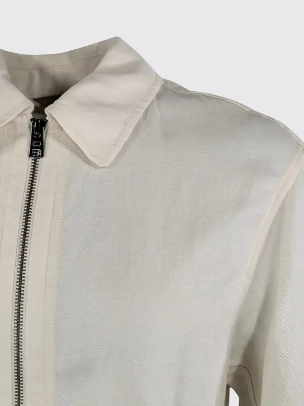 Woolrich Linen Blend Shirt Jacket