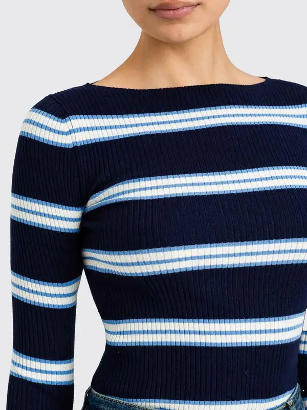 TWINSET Striped Knit Top