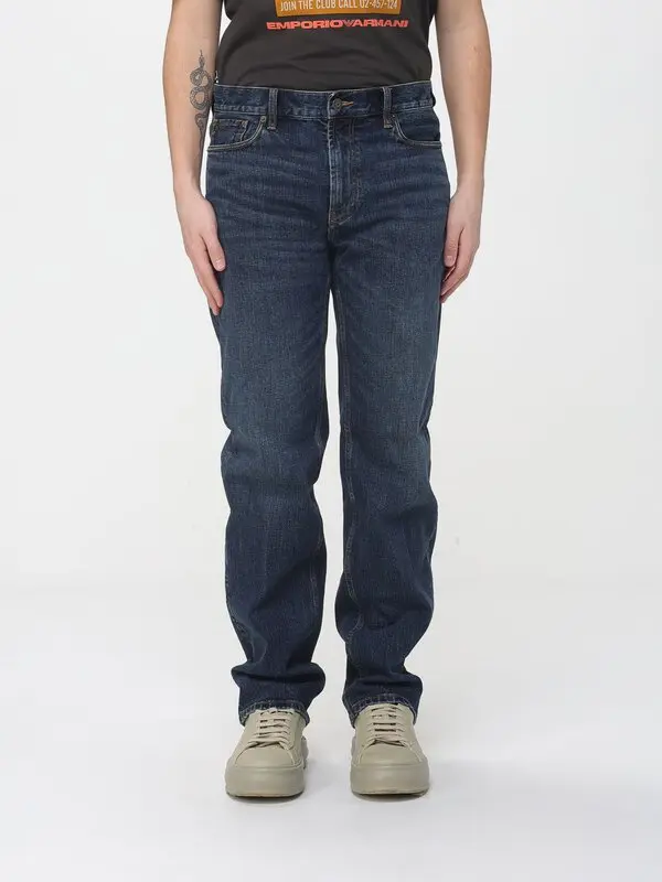Emporio Armani Straight Fit Jeans - Blue