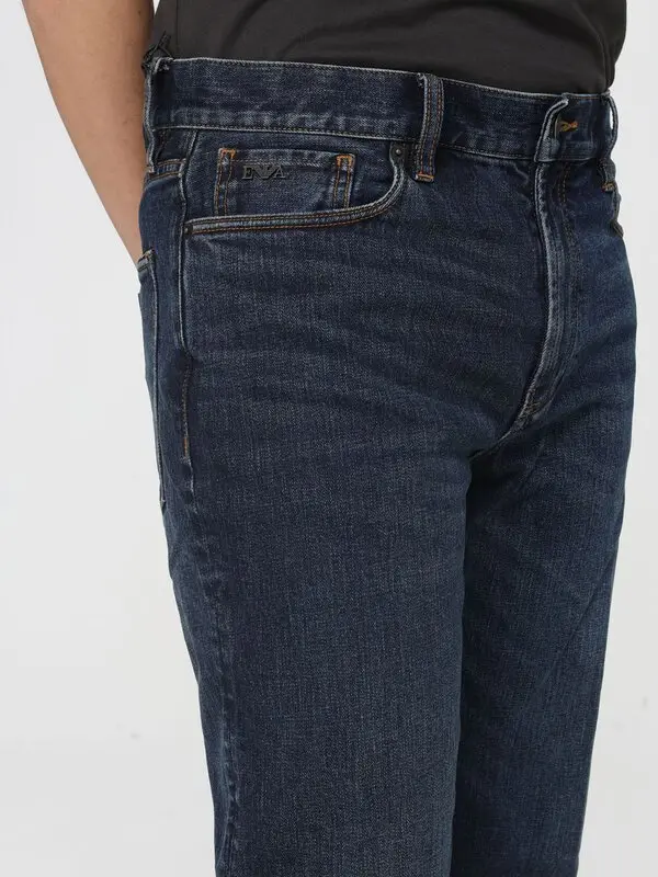 Emporio Armani Straight Fit Jeans - Blue