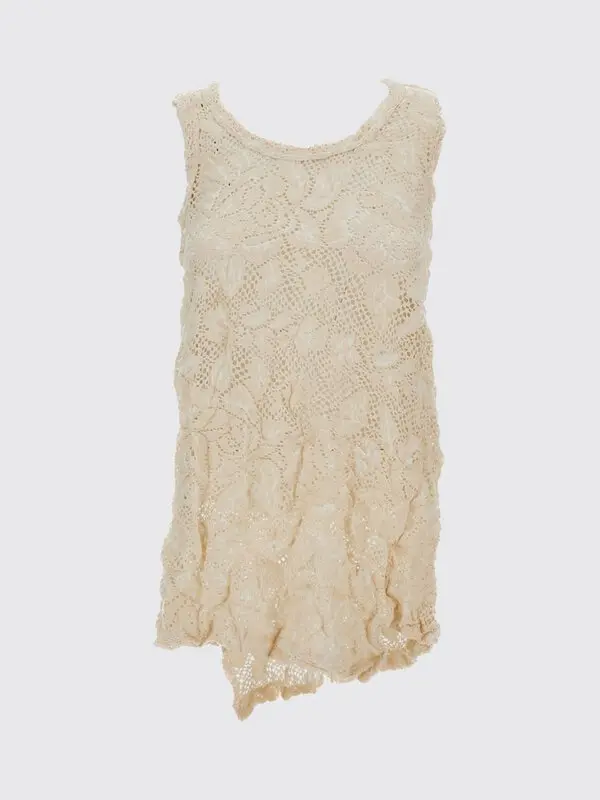 Comme Des Garçons Perforated Cotton Blend Top