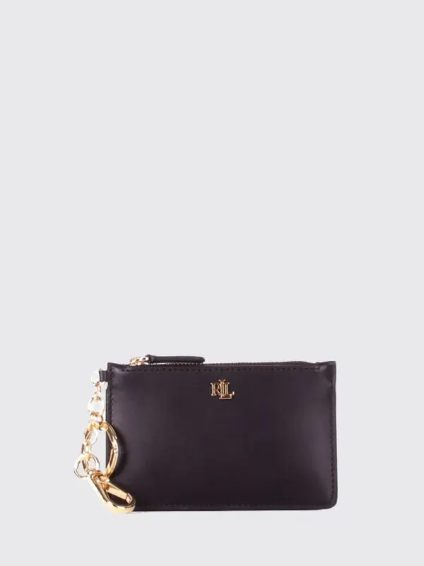 Ralph Lauren Leather Credit Card Holder - Black