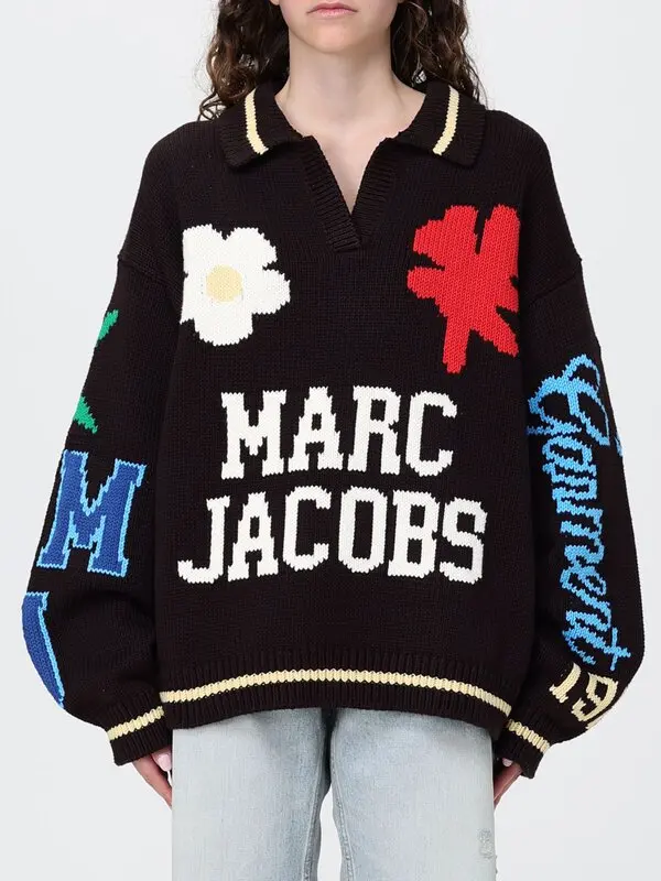 Marc Jacobs Cotton Knit Polo Shirt With Logo