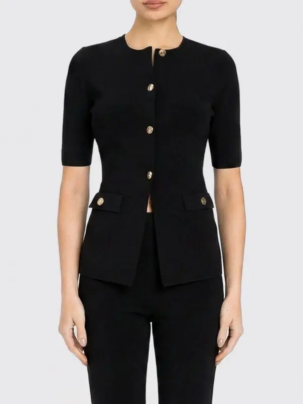 TWINSET Single Breasted Blazer In Viscose Blend