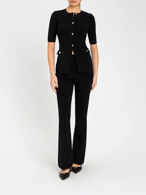 TWINSET Single Breasted Blazer In Viscose Blend