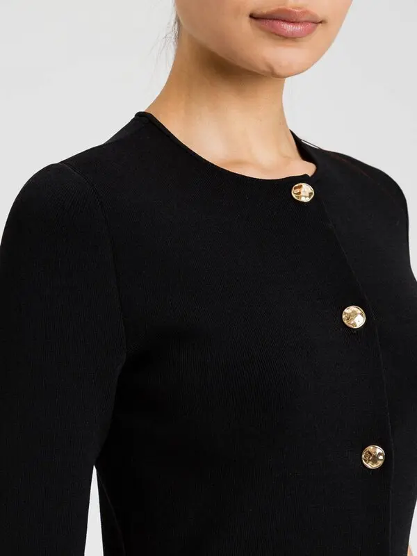TWINSET Single Breasted Blazer In Viscose Blend