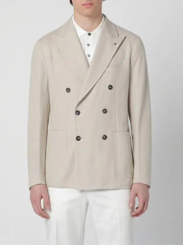Tagliatore Cotton Double-breasted Blazer