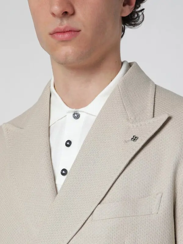 Tagliatore Cotton Double-breasted Blazer