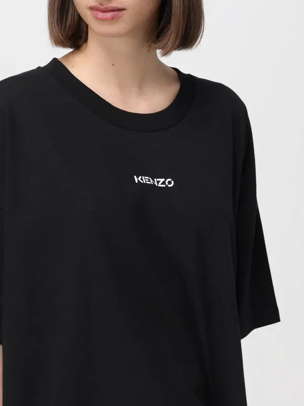 Kenzo Asymmetrical Draped Dress