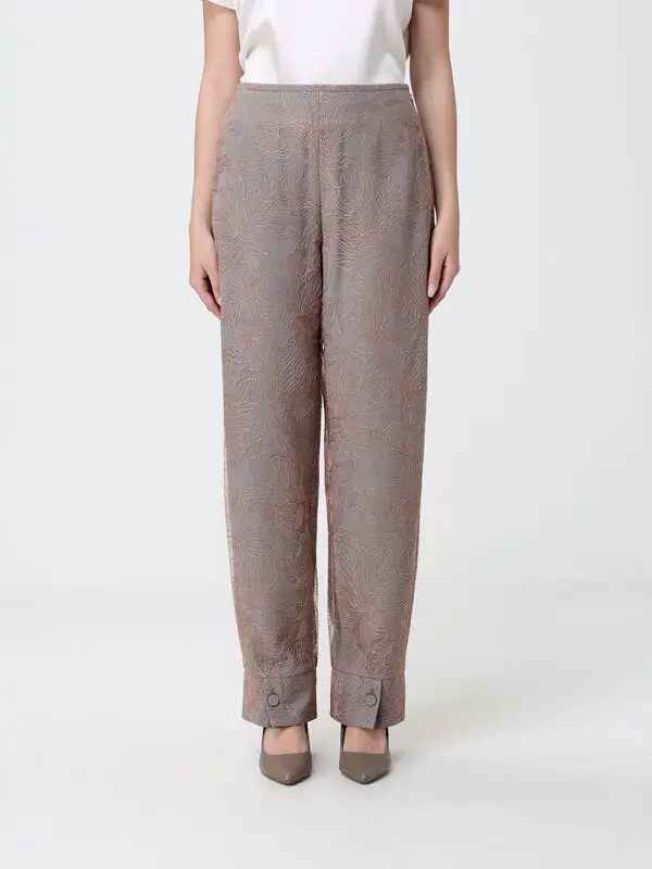 Emporio Armani Embroidered Trousers