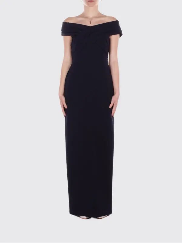 Ralph Lauren Long Crepe Dress