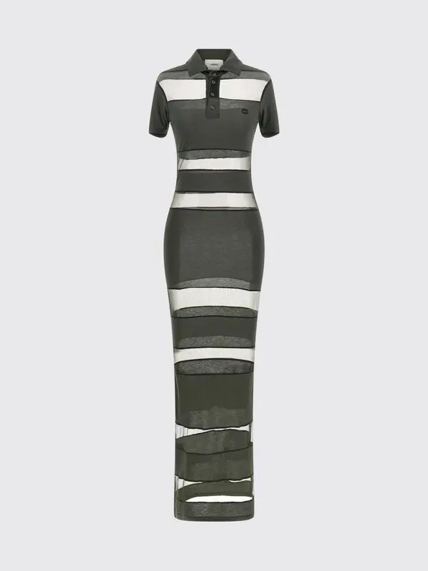 Coperni Semi Sheer Polo Dress