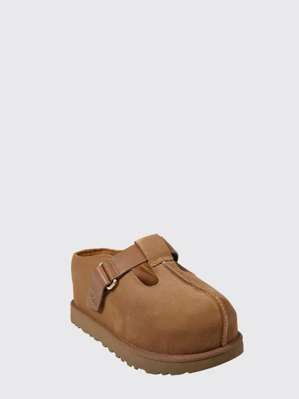 UGG Goldenstar Hi Suede Sabots - Beige