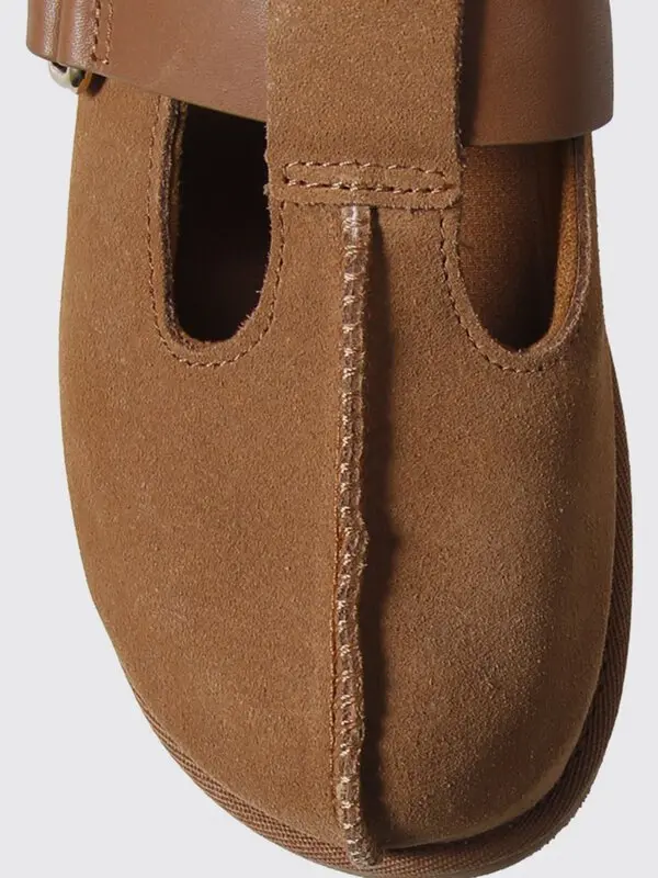 UGG Goldenstar Hi Suede Sabots - Beige