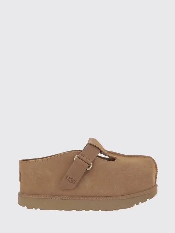 UGG Goldenstar Hi Suede Sabots - Brown