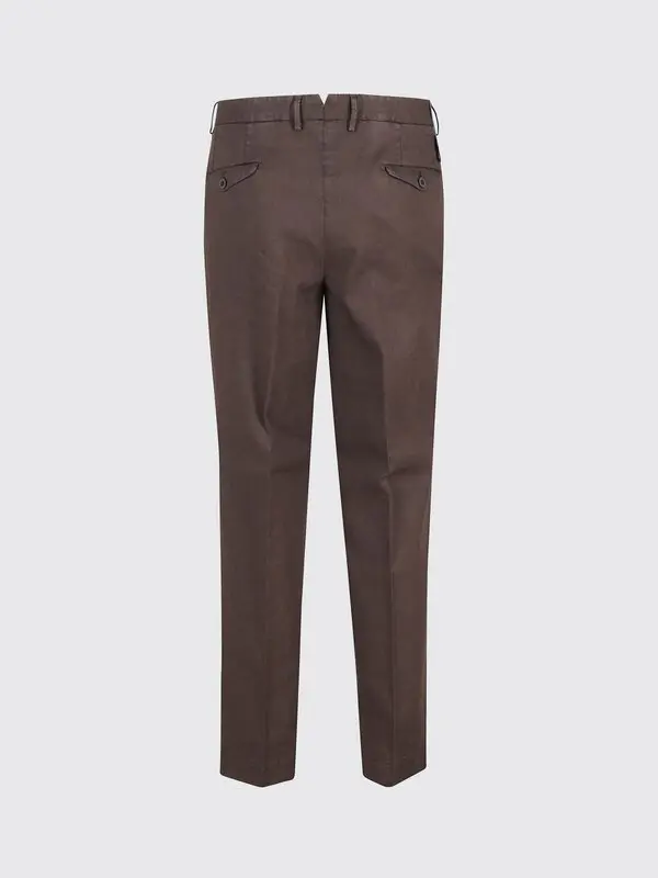 SANTANIELLO Wool And Cashmere Tailored Trousers - Dark