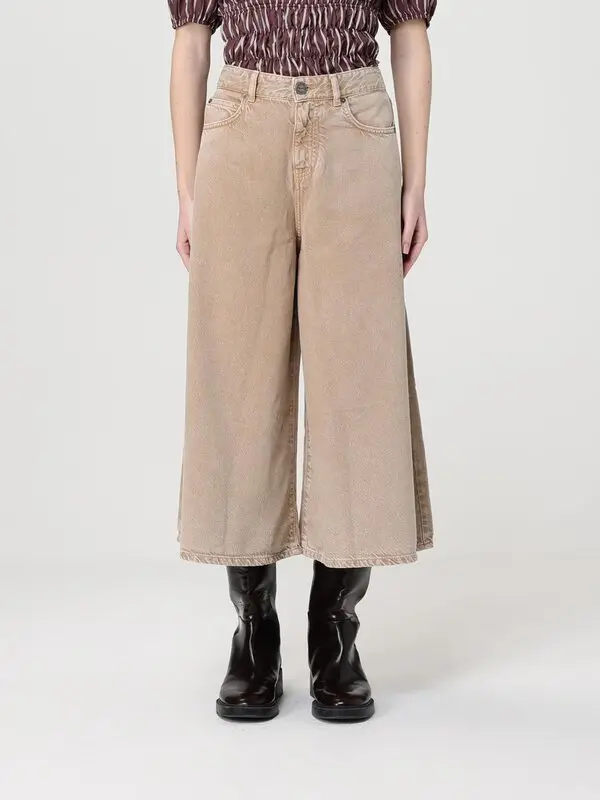 Pinko Cropped Jeans - Beige