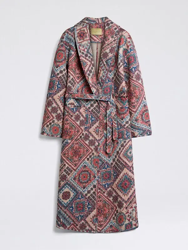 Momoni Printed Colibri Coat