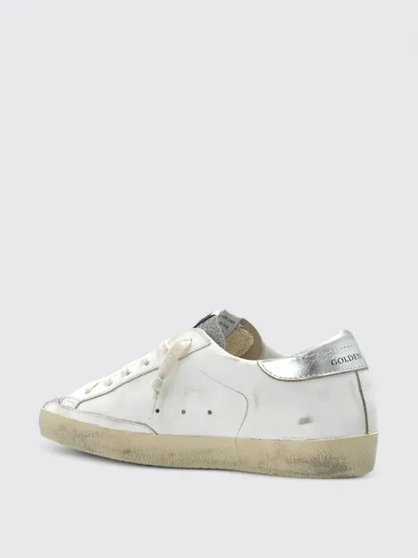 GOLDEN GOOSE Leather Sneakers With Zebra Detail