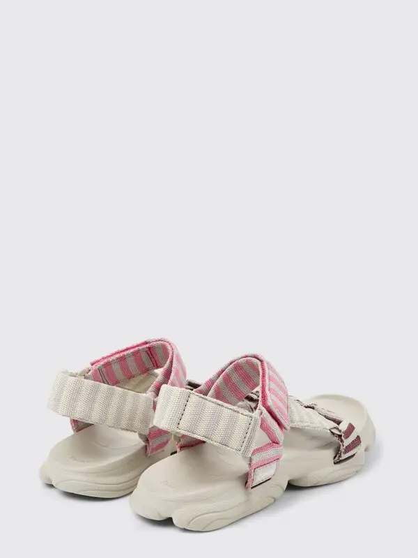 Camper Karst Sandal In Striped Recycled Fabric