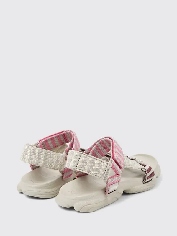 Camper Karst Sandal In Striped Recycled Fabric