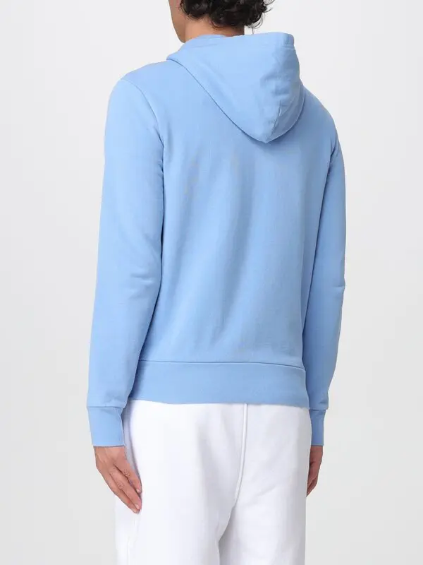 Polo Ralph Lauren Zip-up Hoodie With Embroidered Logo - Gnawed Blue