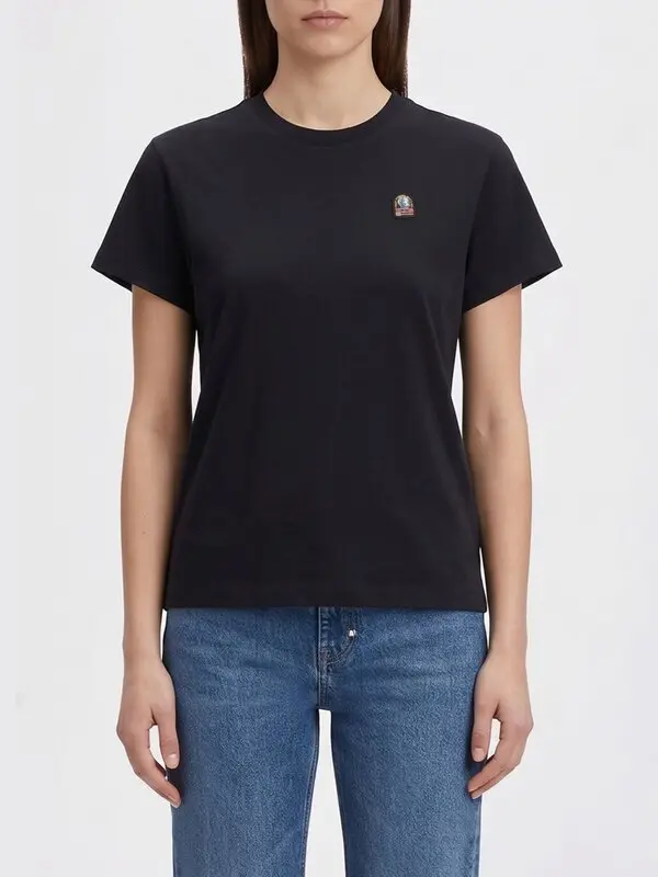 PARAJUMPERS Cotton T-shirt With Logo Detail