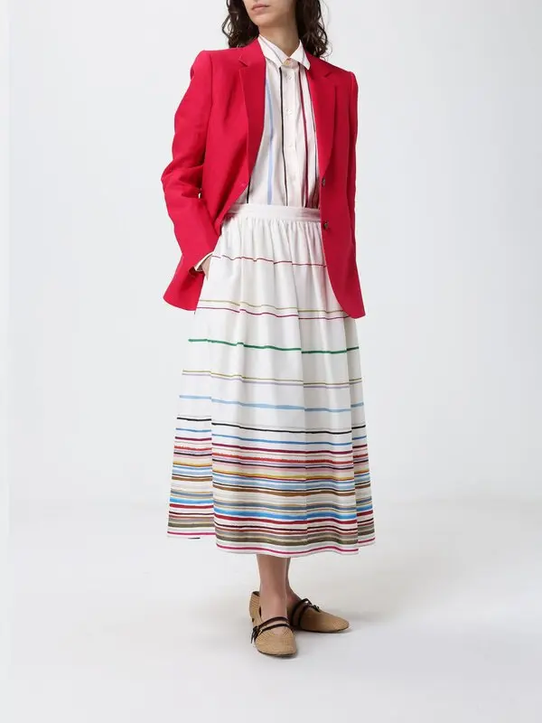 Paul Smith Single Breasted Linen Blazer - Red