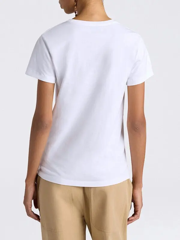 Momoni Floral Cotton T-shirts