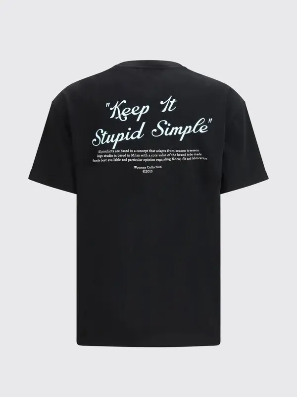 Off-White K.i.s.s." Graphic T-shirt - Black