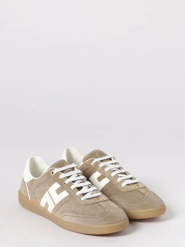Elisabetta Franchi Suede Sneakers - Brick Red