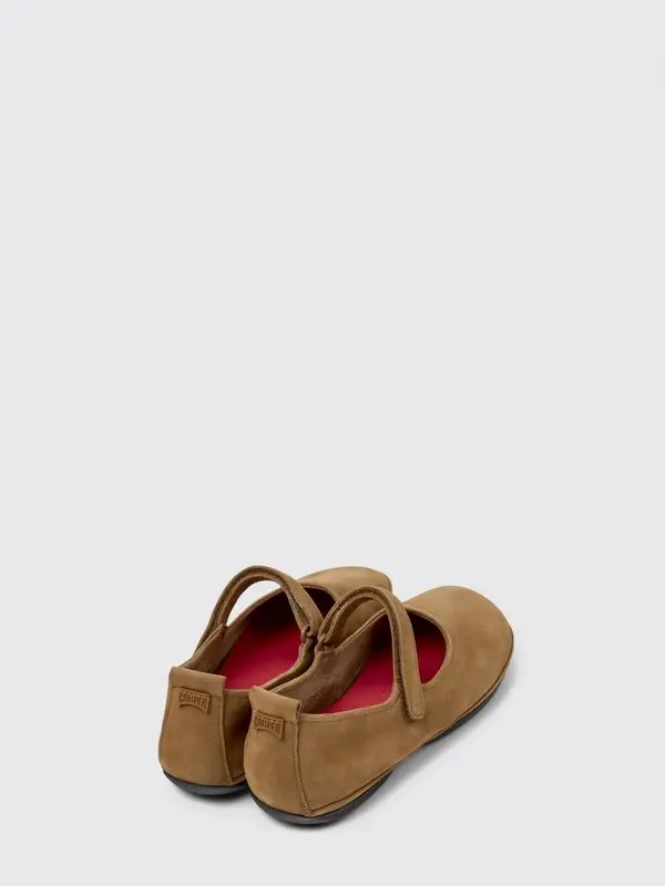 Camper Right Nina Suede Mary Jane Ballerina Flats