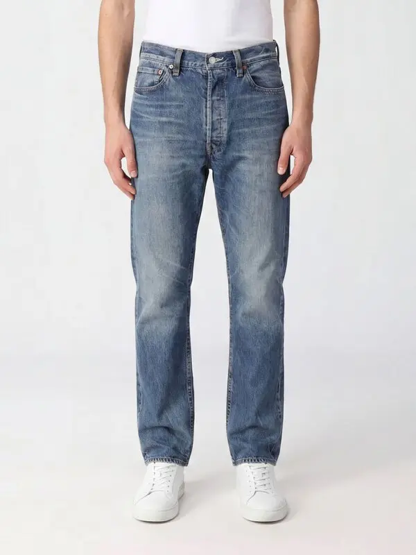 Y’s Straight Fit Jeans In Five-pocket Cotton Denim
