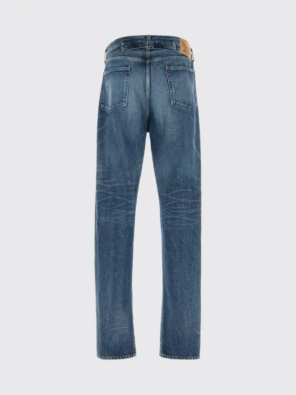Y’s Straight Fit Jeans In Five-pocket Cotton Denim