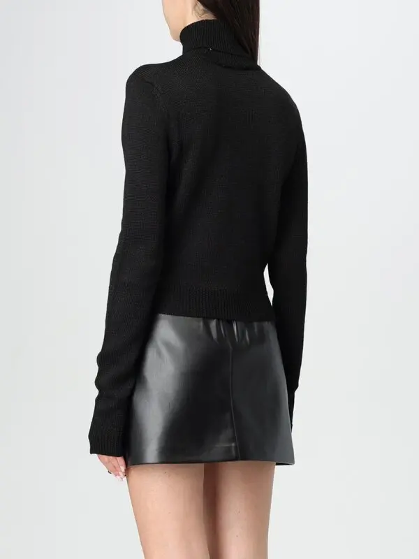 CHIARA FERRAGNI Embroidered Turtleneck Jumper - Black