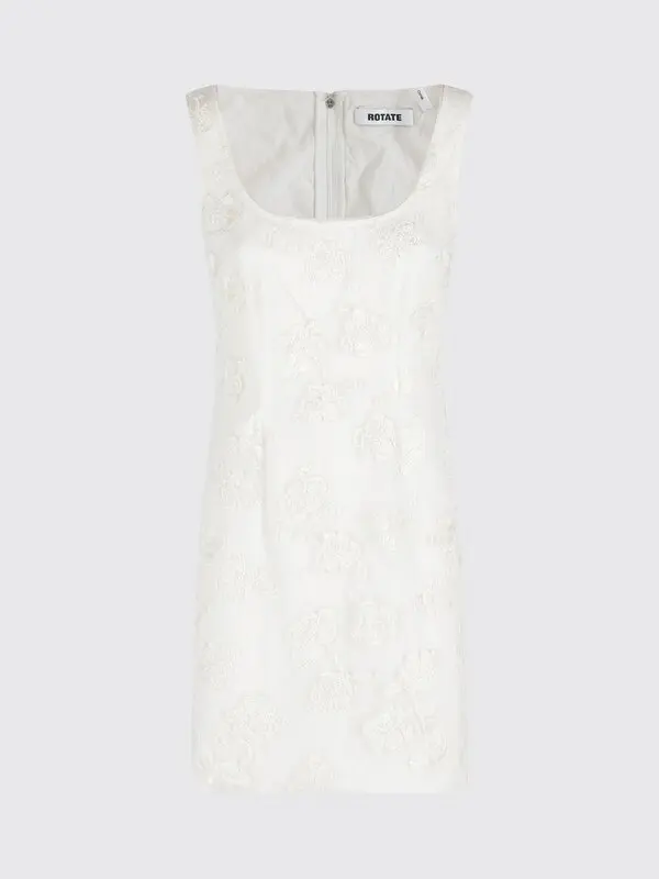 ROTATE BY BIRGER CHRISTENSEN Mesh Floral Mini Dress