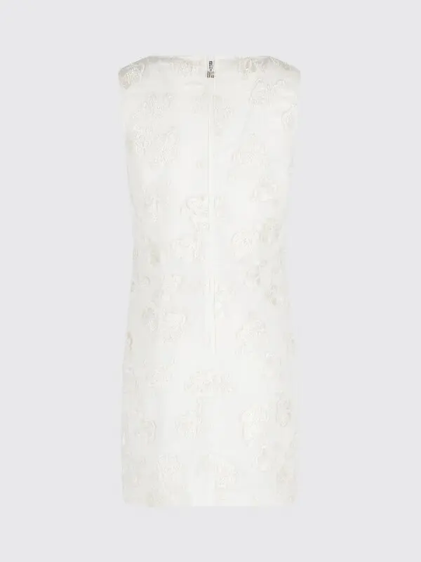 ROTATE BY BIRGER CHRISTENSEN Mesh Floral Mini Dress