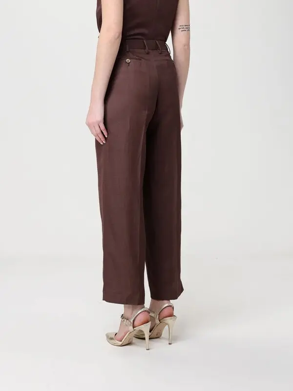 PT TORINO Cropped Fit Cotton Blend Trousers