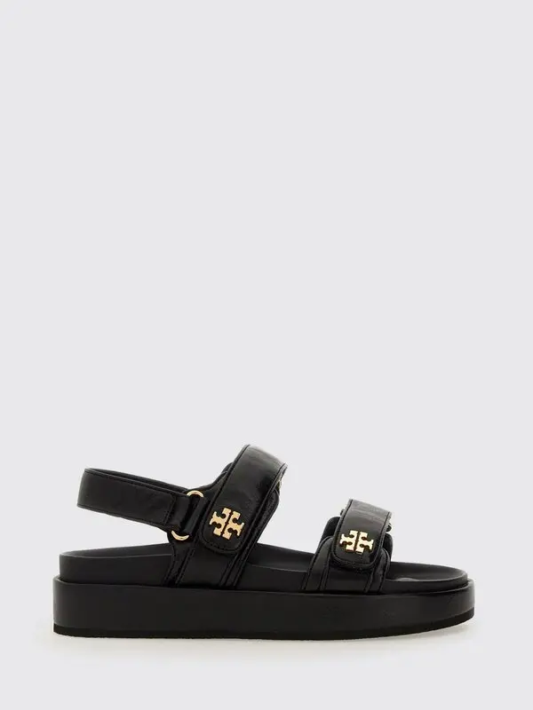 Tory Burch Platform Heeled Sandals - Black