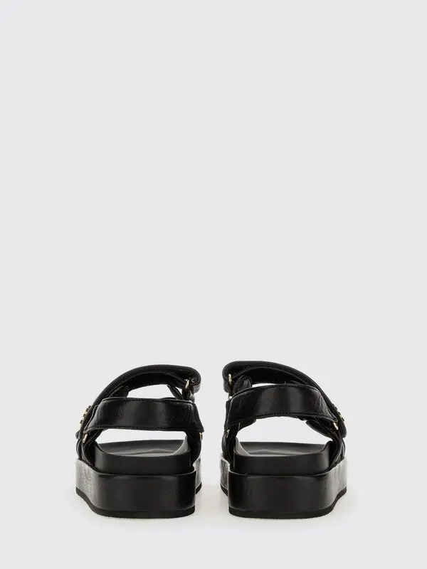 Tory Burch Platform Heeled Sandals - Black