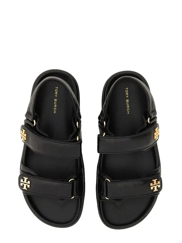 Tory Burch Platform Heeled Sandals - Black
