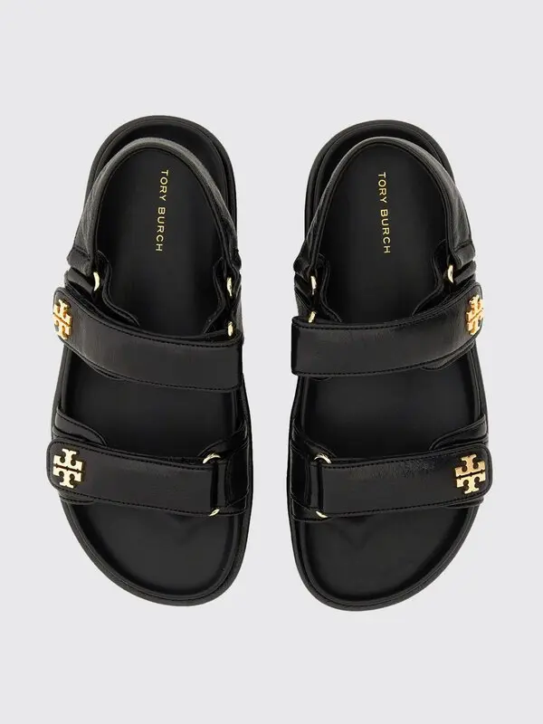Tory Burch Platform Heeled Sandals - Black