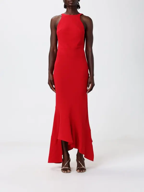 Andamane Crepe Asymmetric Dress
