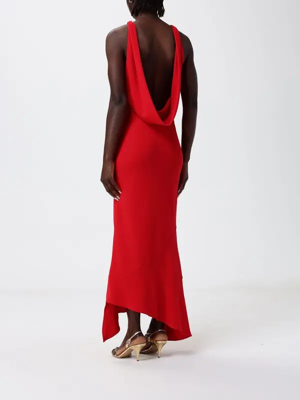 Andamane Crepe Asymmetric Dress