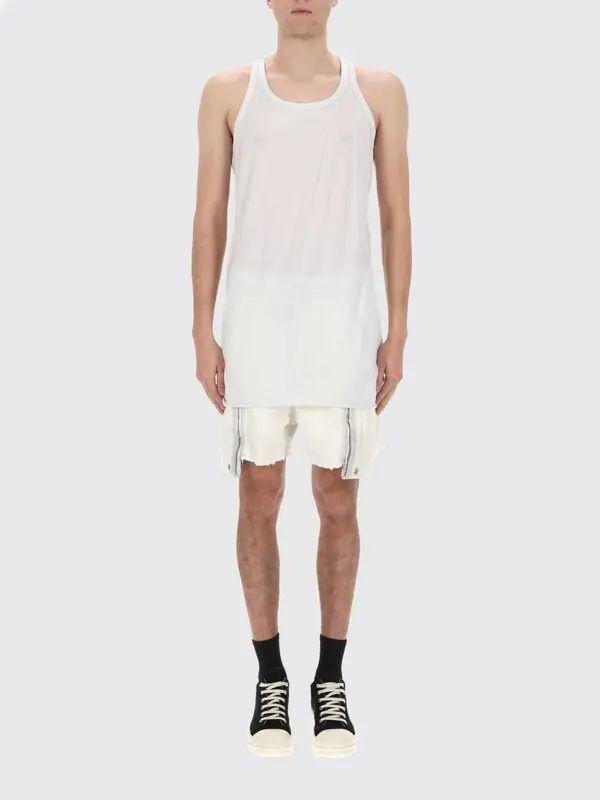 Rick Owens Cotton Tank Top - White